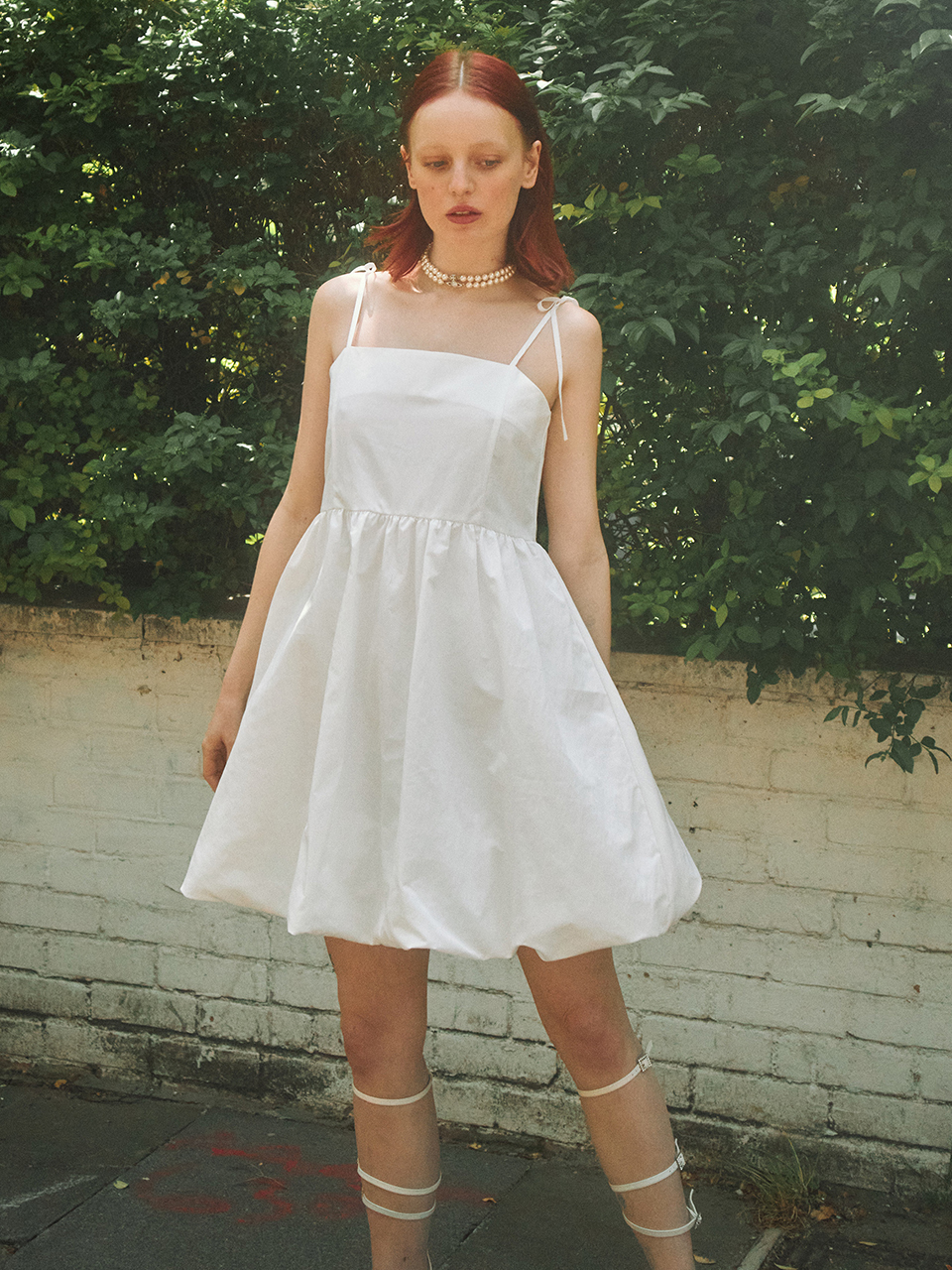 Bubble One-piece_white